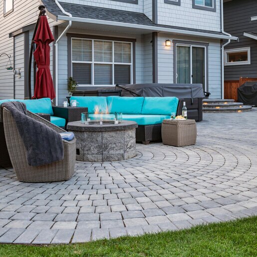 Belgard Villa Stone Paver Circle Package Granite (54 sq. ft./package ...