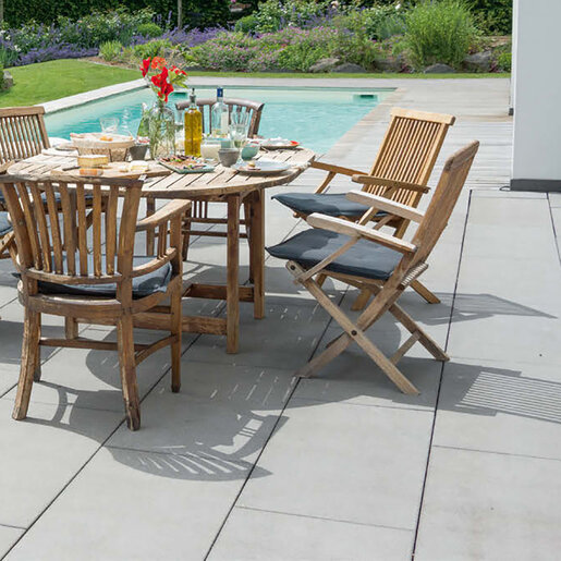 Newstone Manhattan Slab 24 in. x 36 in. Charcoal 50 mm (22 pc./pallet ...