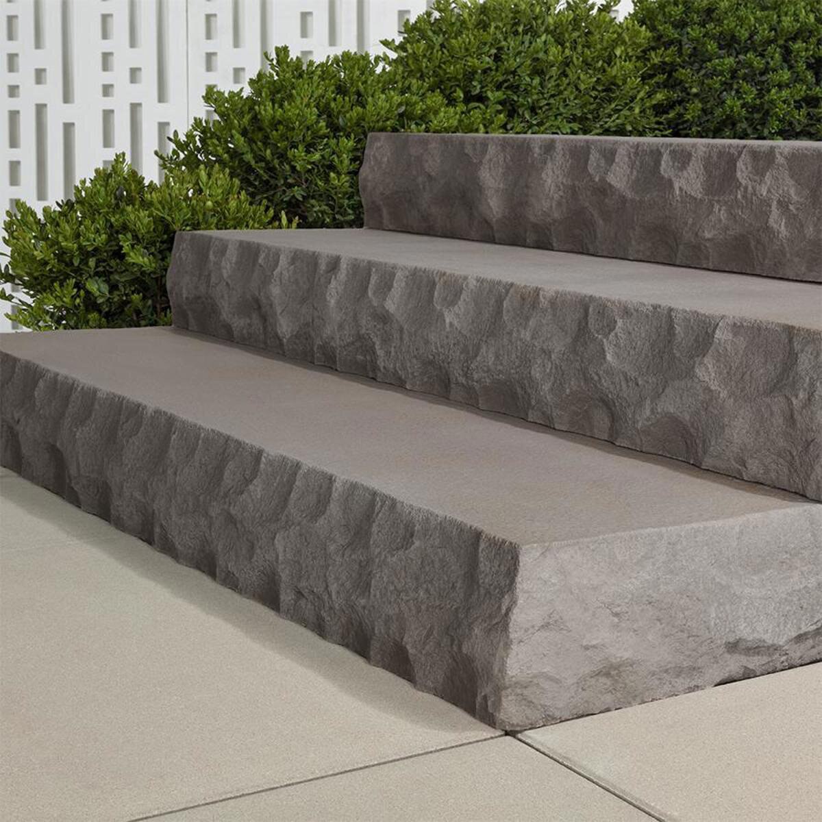 Techo-Bloc York Step Rock Garden Brown Limestone 60 in. x 15 in. (2 pc ...