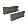 Permaloc Permastrip L-Shaped Aluminum Landscape Edging Black Duraflex 3 ...