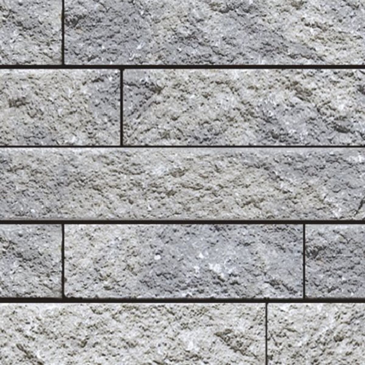 Techo-Bloc Semma Wall Block Double-Sided Split Face Shale Grey 5-7/8 in ...