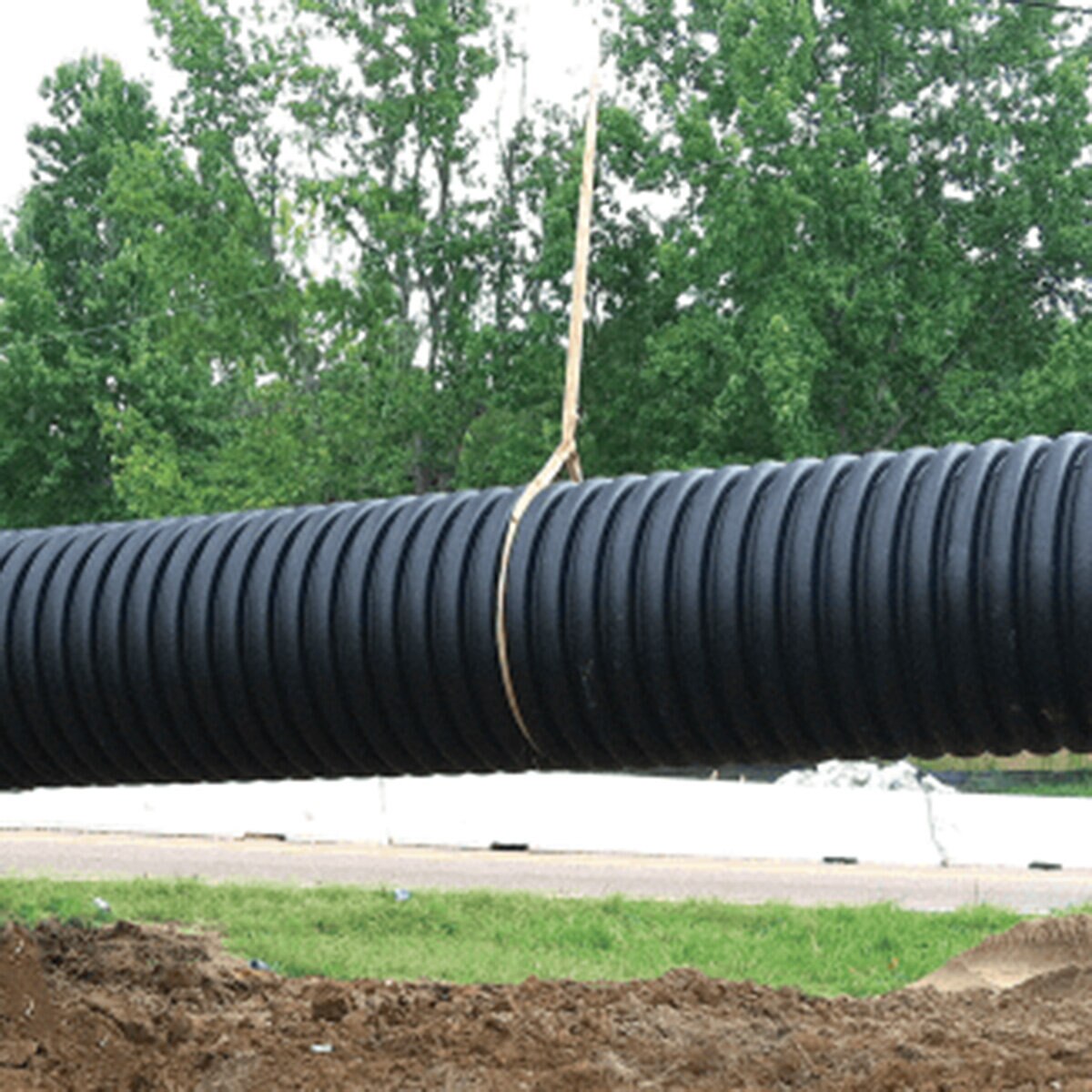 ADS N-12 F2648 Duall Wall Solid Pipe w/Bell End Gasket 30 in. x 20 ft ...