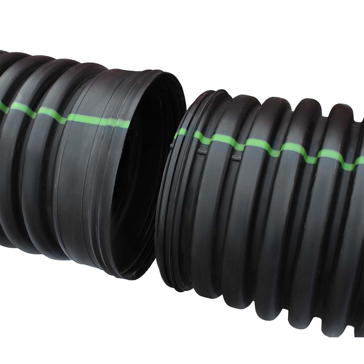 ADS 8 in. x 20 ft. Dual Wall Pipe Solid Bell End Soil Tight | SiteOne US