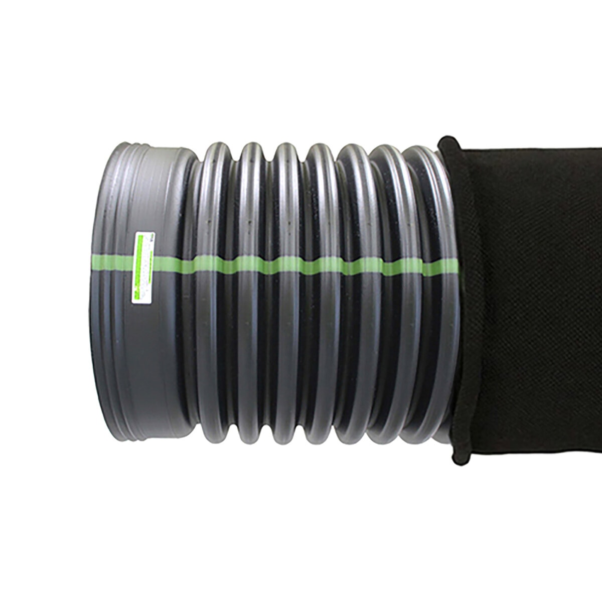 ADS N-12 Perforated Drain Pipe 6 in. w/ Sock 20 ft. Bell End | SiteOne US