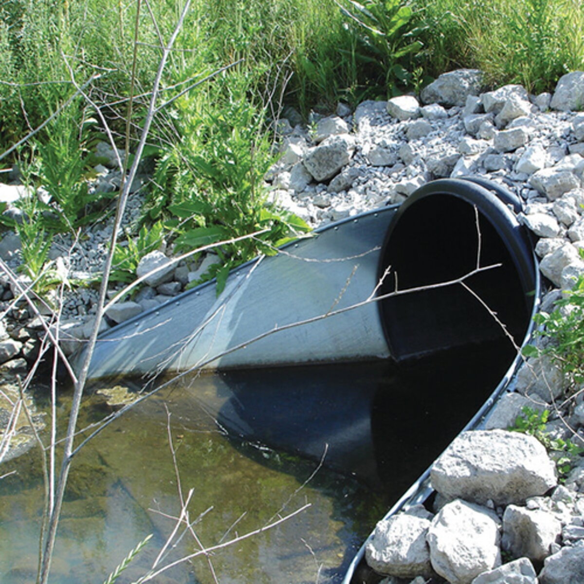 ADS N-12 Dual Wall Pipe Bell End 6 in. x 20 ft. Length | SiteOne US