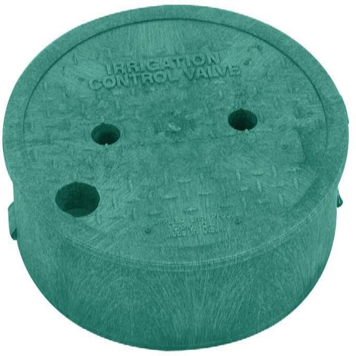 AEP Valve Box Round 10 in. Green Box/Green Lid Overlapping ICV | SiteOne US