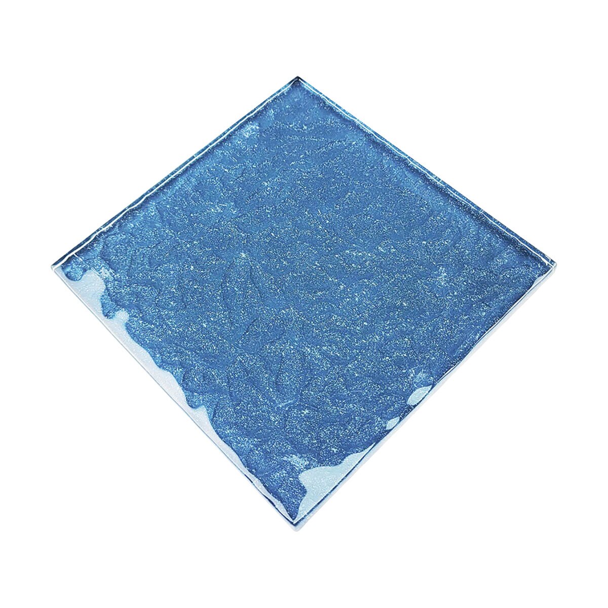 AIM Moonscape Series Glass Tile Steel Blue 6 in. x 6 in. (1 sq. ft ...