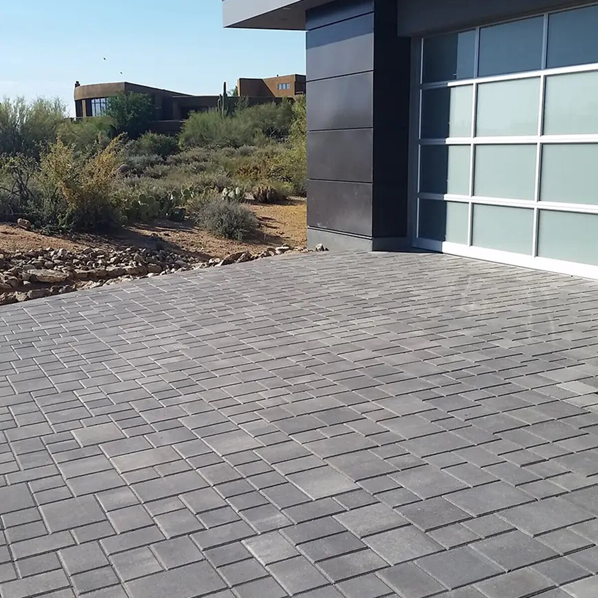 Ackerstone Paseo Paver Standard Chamfer 4 pc. Antique Pewter 6 cm (109 ...