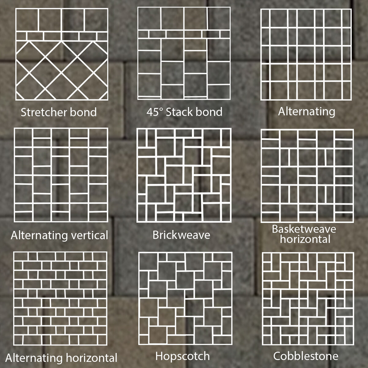 Ackerstone Street Stone 3 pc. Paver Limestone FM 6 cm (107 sq. ft ...