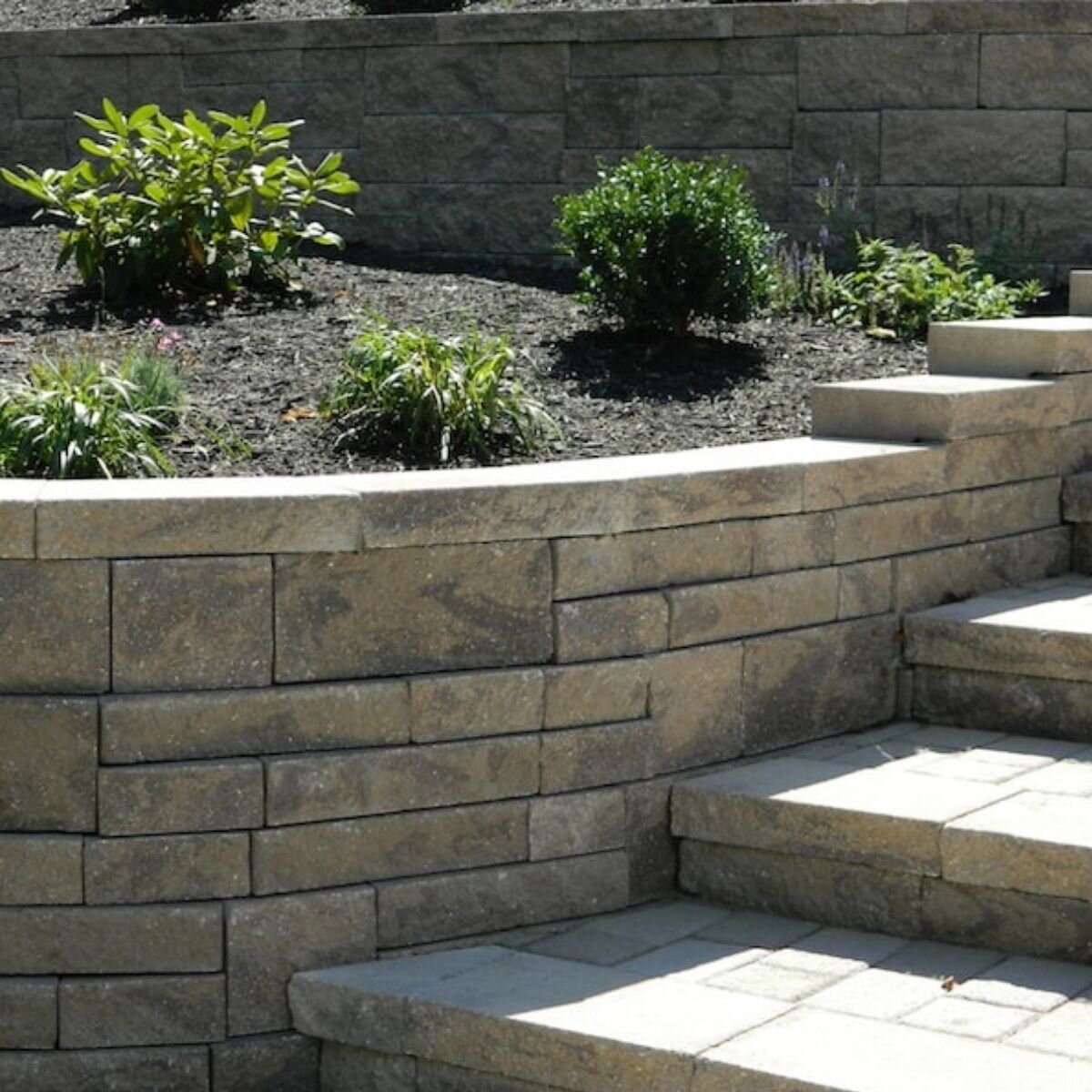 Belgard Allan Block Wall Cap Charcoal 12 in. (96 pc./pallet ) | SiteOne US
