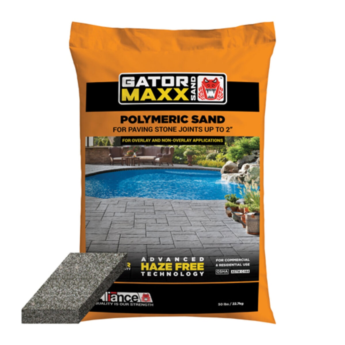 Alliance Gator Maxx Polymeric Sand Slate Grey 50 lb. Ba | SiteOne