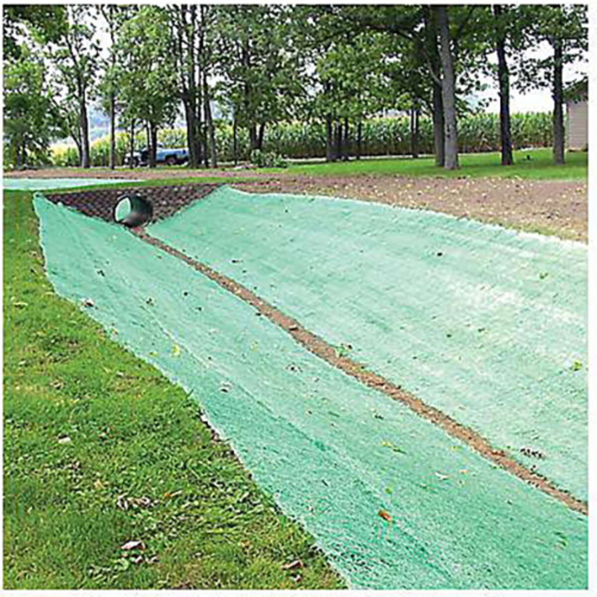 Curlex I Excelsior Blanket Single Green Net QG-Green 8 ft. x 112.5 ft ...