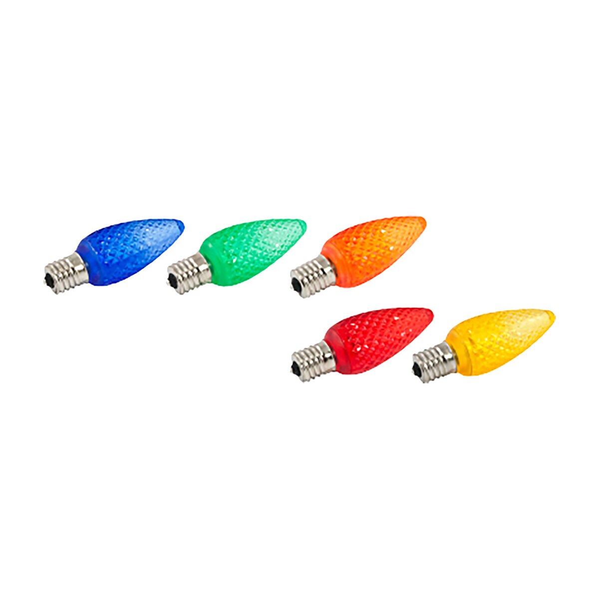 American Lighting LED C9 Dimmable E17 Base Faceted Assorted | SiteOne US