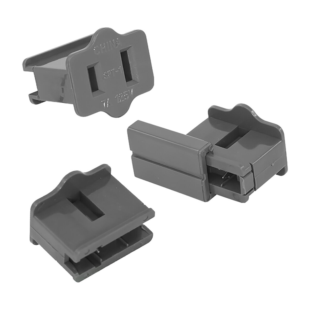 American Lighting Female Inline Socket 18AWG SPT-2 Black (Bag of 25 ...
