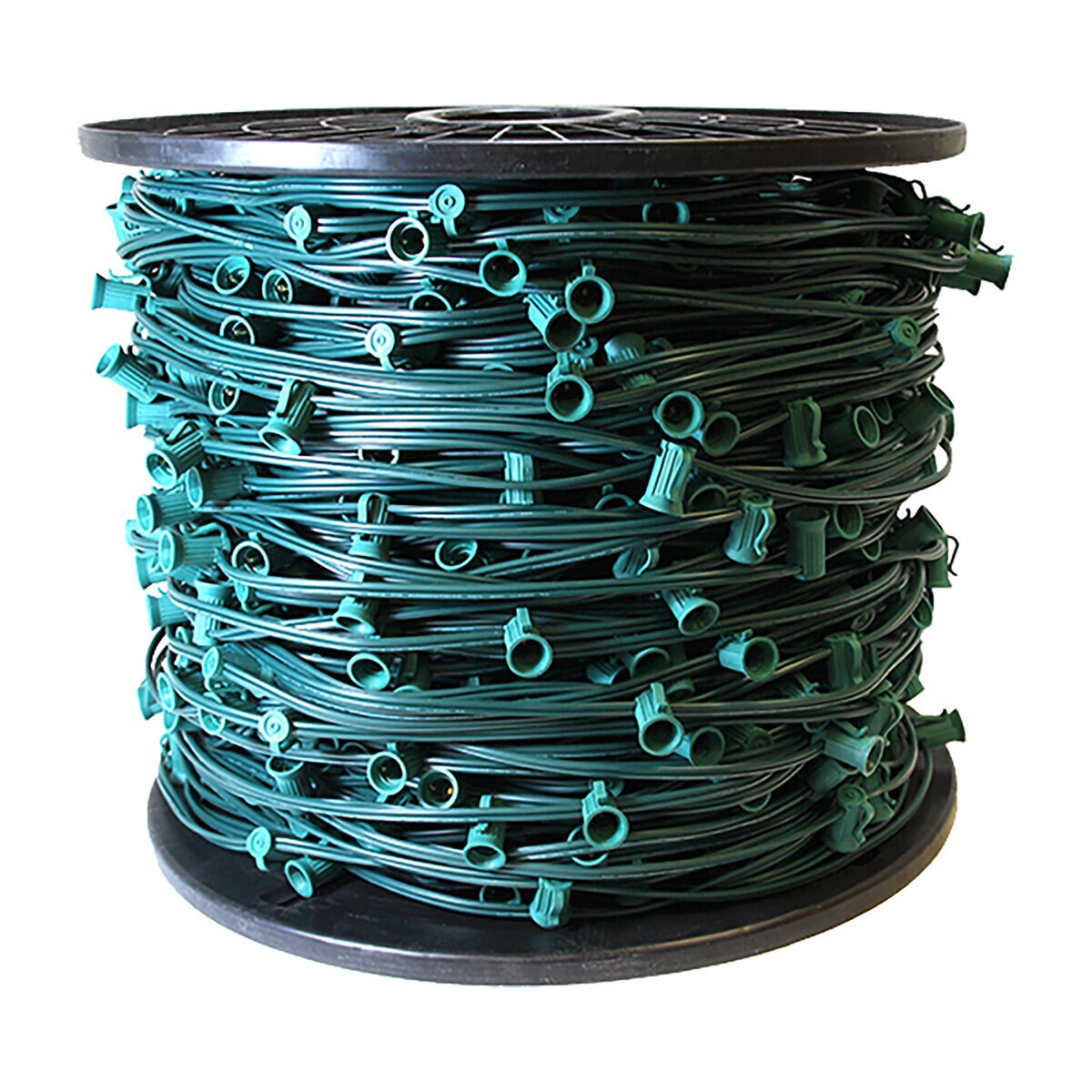 American Lighting C9 LED Light Strand Green Wire 15 in. Spacing 1,000 ...