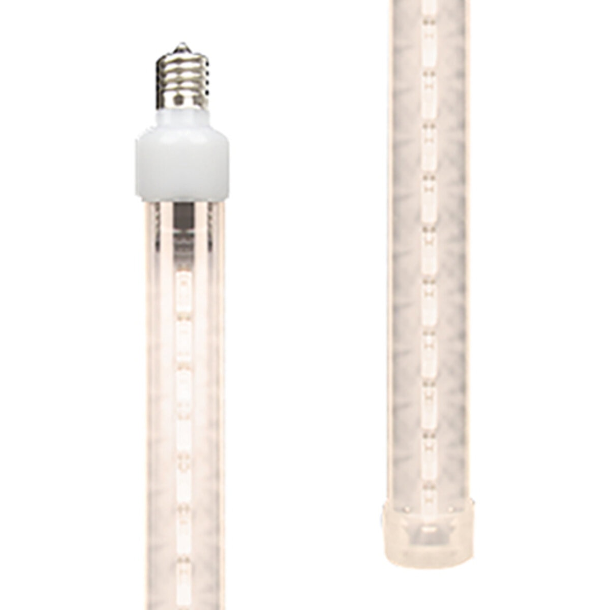 American Lighting 24 in. Warm White LED Starfall Tube Light E17 Base ...