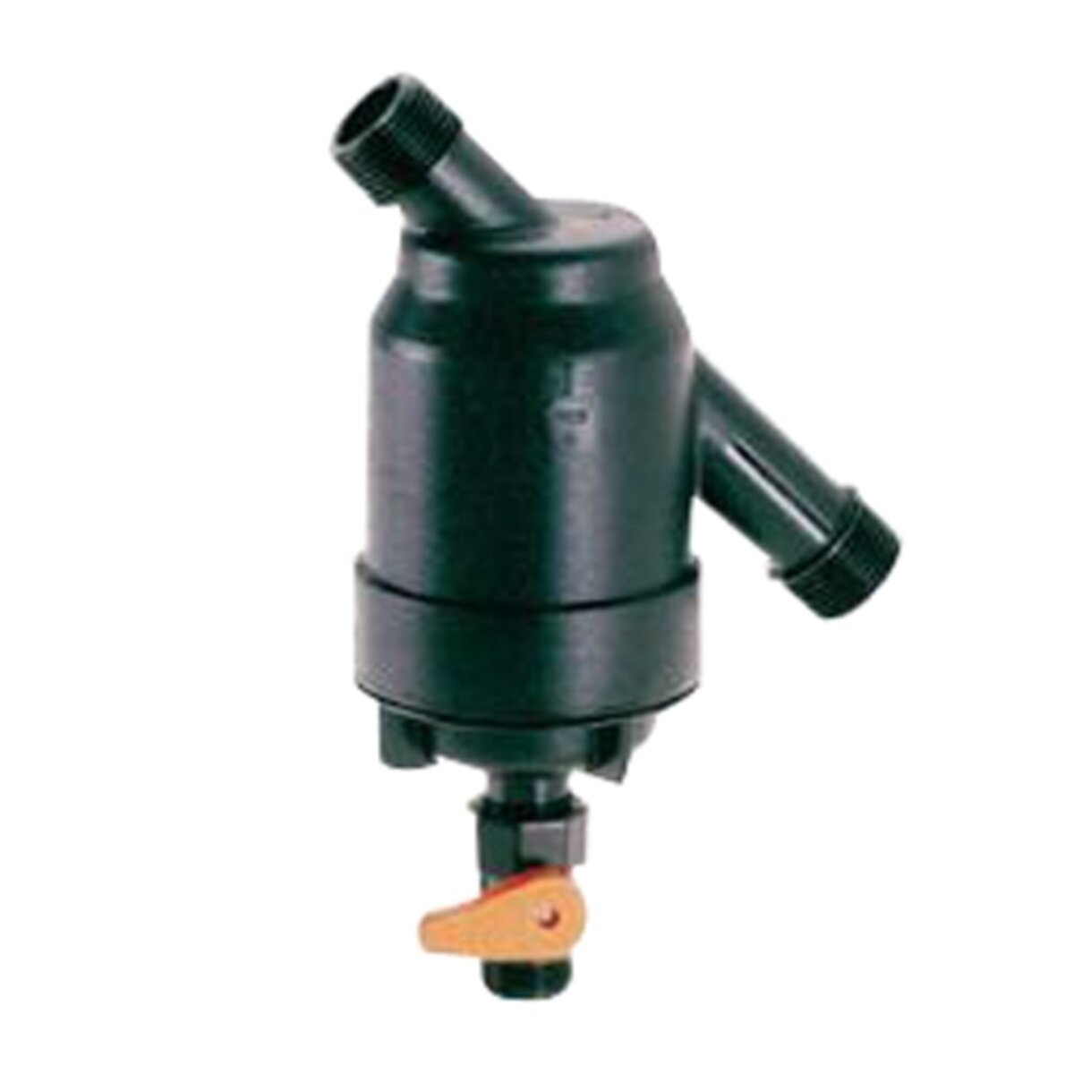 Amiad Filter In-Line/WYE 1 in. MIPT Plastic Black 50 Mesh with ...