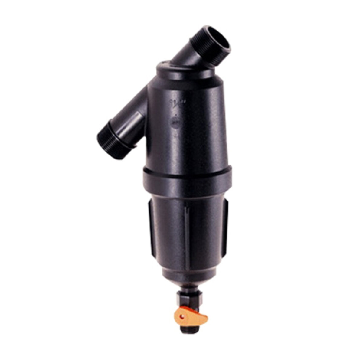 Amiad Super Filter In-Line/WYE 1-1/2 in. MIPT Plastic Black 120 Mesh ...