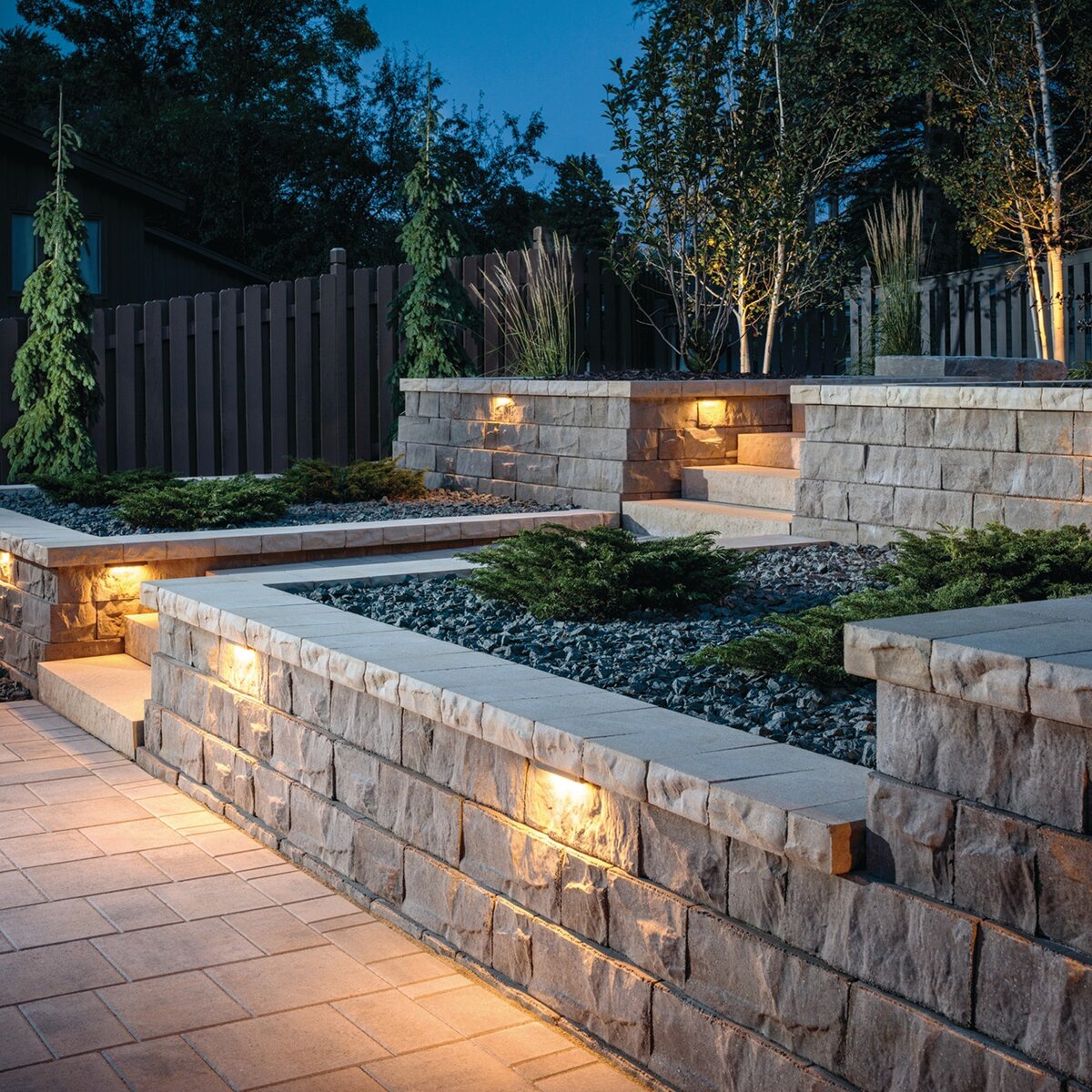 Basalite Brisa Freestanding Wall 3 pc. Positano 6 in. (60 sq. ft ...
