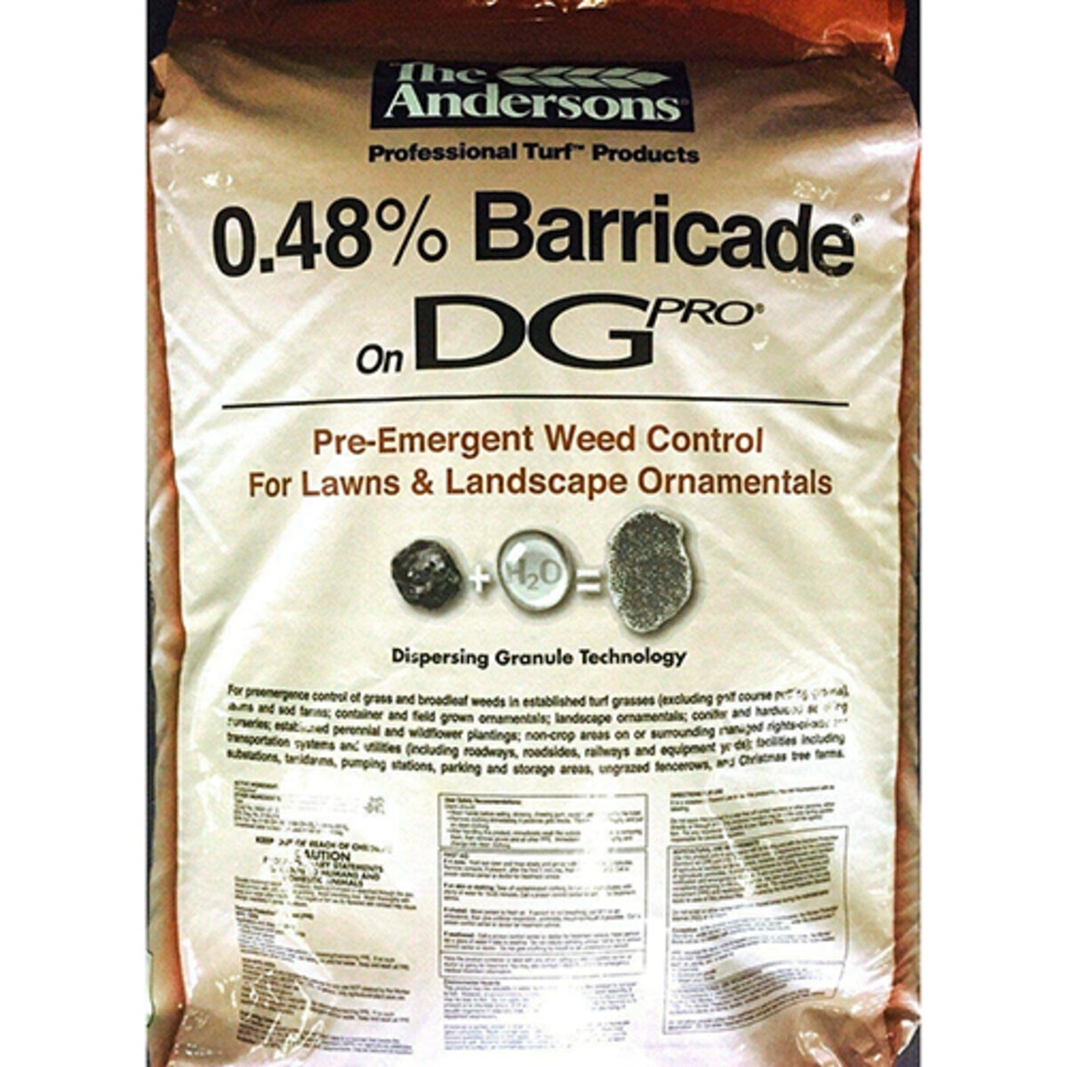 Andersons 0.48% Barricade DG Pro Pre-Emergent Herbicide SGN150 50 lb ...
