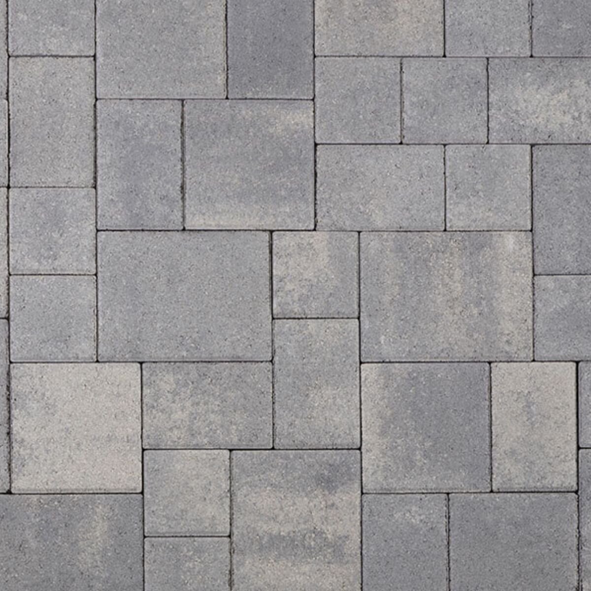 Angelus Courtyard Paver Gray/Moss/Charcoal 6 in. x 9 in. 60 mm (107 sq ...