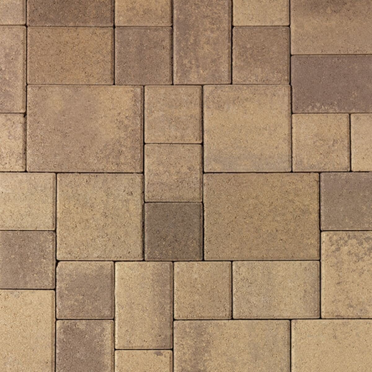 Angelus Courtyard Combo Paver Sand/Stone/Mocha Standard 60 mm (127 sq ...