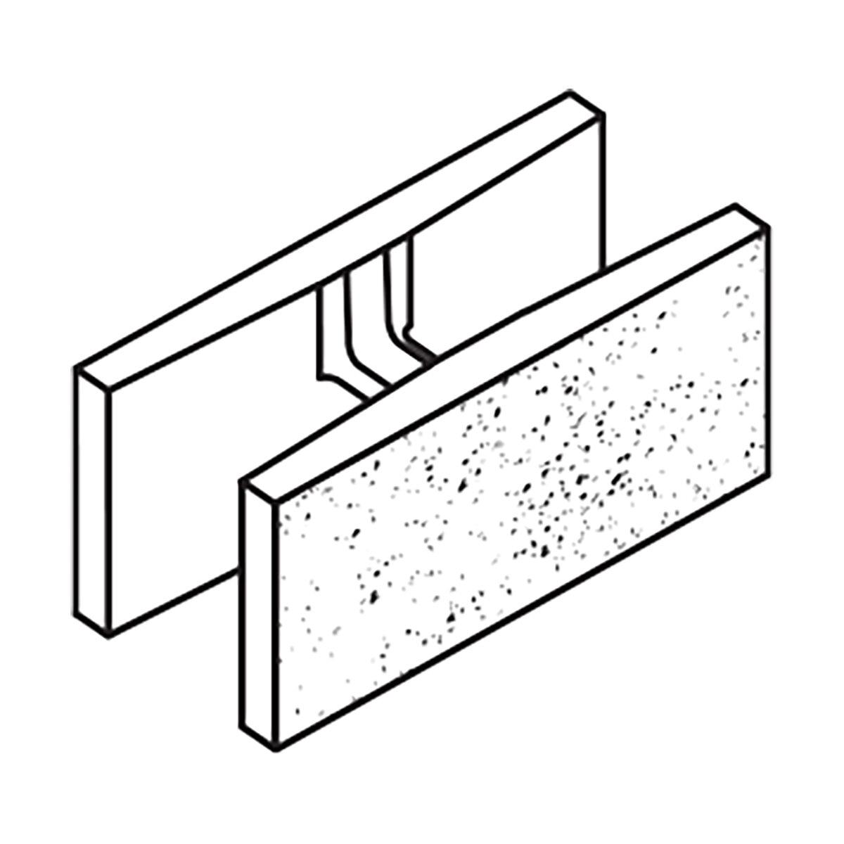 Angelus Standard Block Split 1-Side Medium Weight 300 H | SiteOne