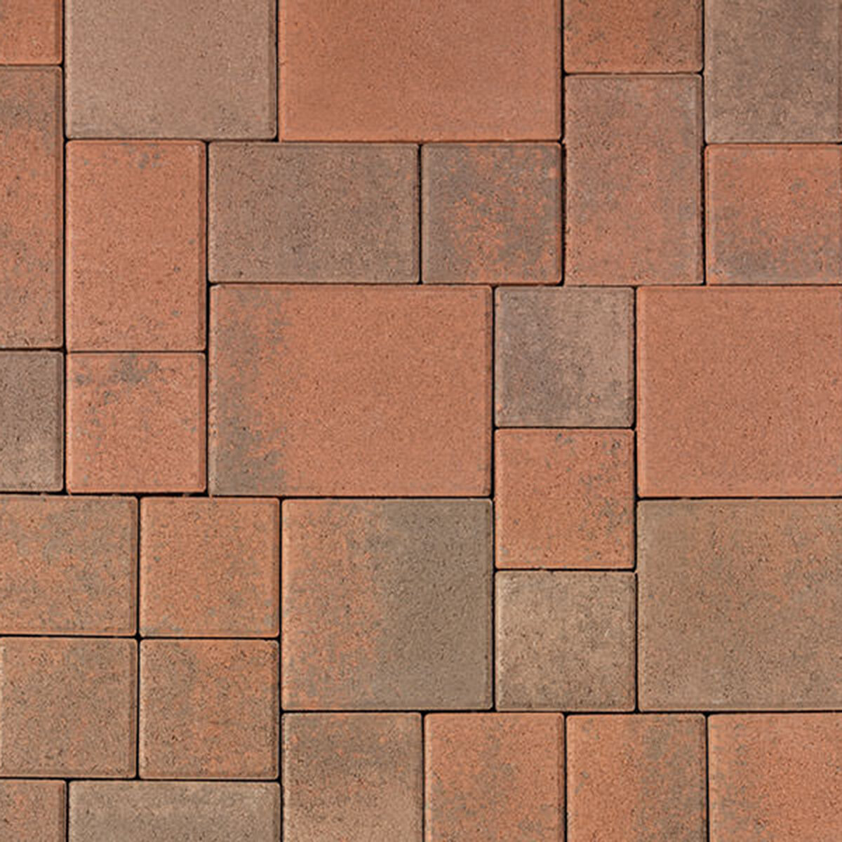 Angelus Antique Cobble I Paver Cream/Terracotta/Brown Standard 60 mm ...