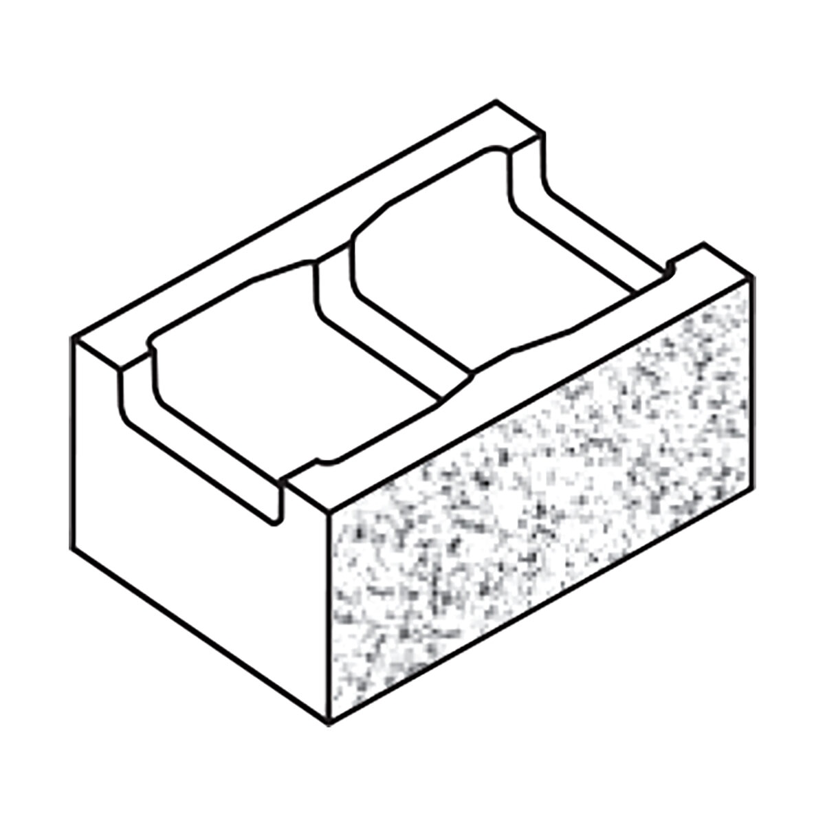 Angelus Bond Beam Block Medium Weight 300 Harvest 8 in. x 8 in. x 16 in. (90/pallet) | SiteOne US