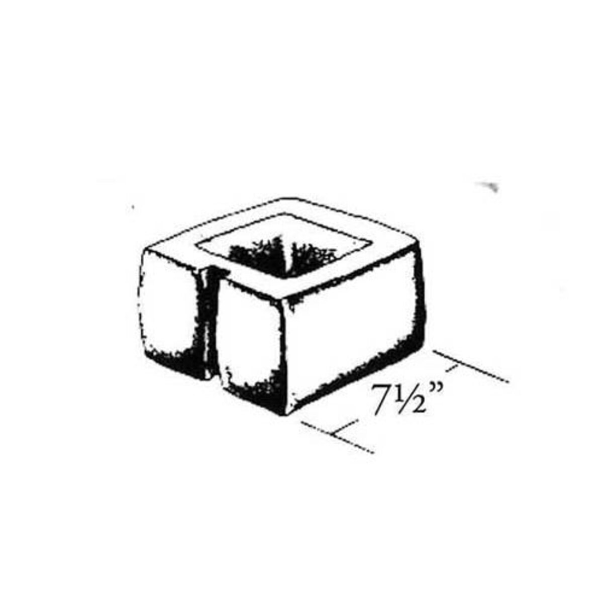 Angelus Slumpstone Half Block Doeskin 8 in. x 6 in. x 8 in. (216/pallet ...