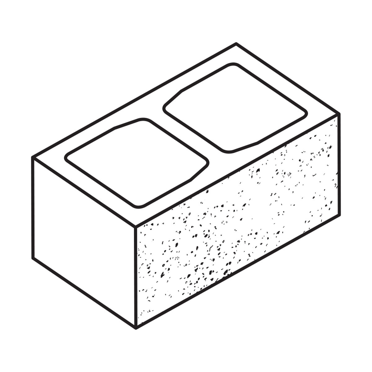 Angelus Standard Block Medium Weight Gray 10 in. x 8 in | SiteOne