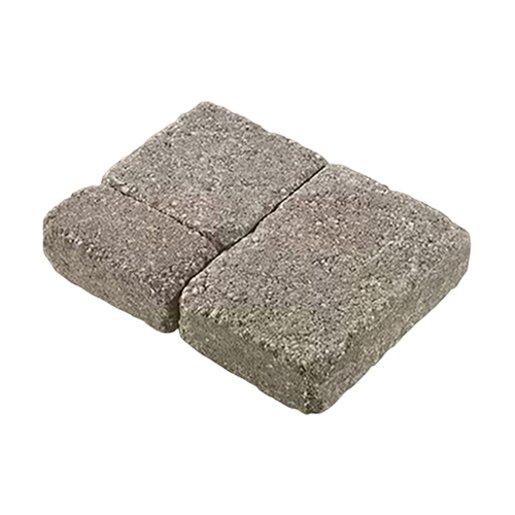 Angelus Castle Cobble I Paver Gray/Charcoal Distressed 60 mm (112 sq ...