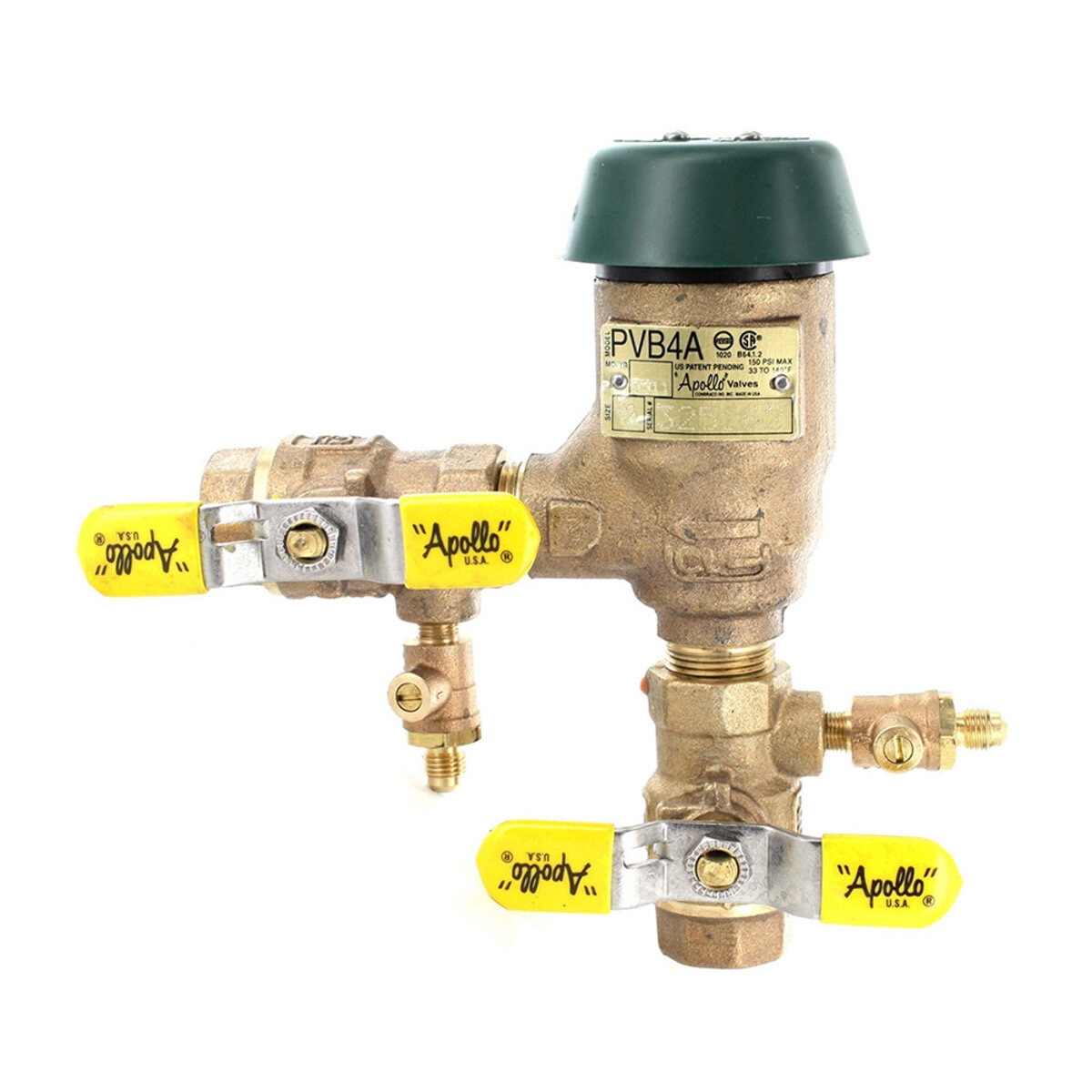 Apollo PVB Backflow Preventer 3/4 in. w/ Union Ball Valves | SiteOne US
