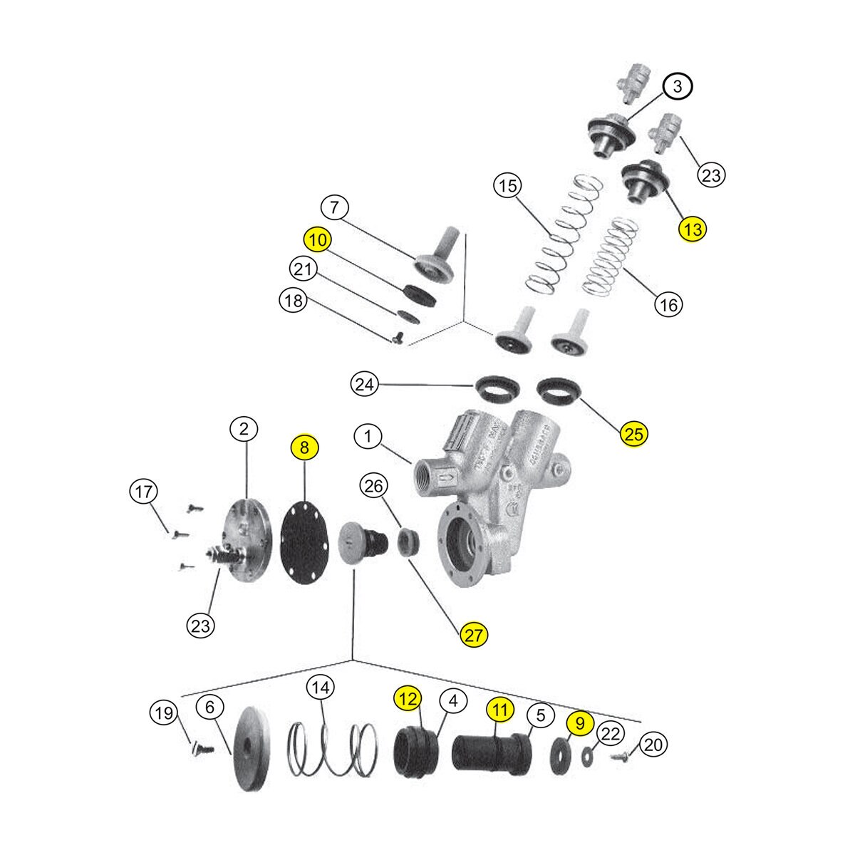 3/4-1 Rpz Major Rubber Repair Kit 8 Conbraco | SiteOne US