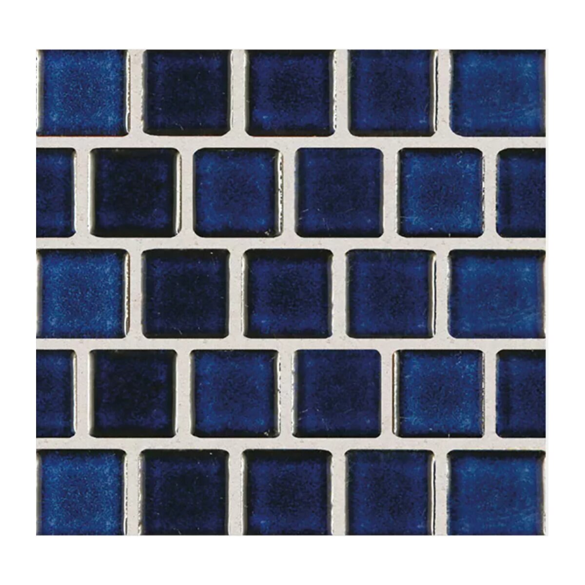 Aquabella Harmony Series Porcelain Tile Cobalt Blue 3 in. x 3 in. (20 ...