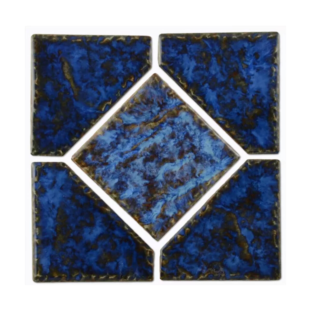 Aquabella Typhoon Series Akron Deco Mosiac Porcelain Tile Samoa (20 sq ...