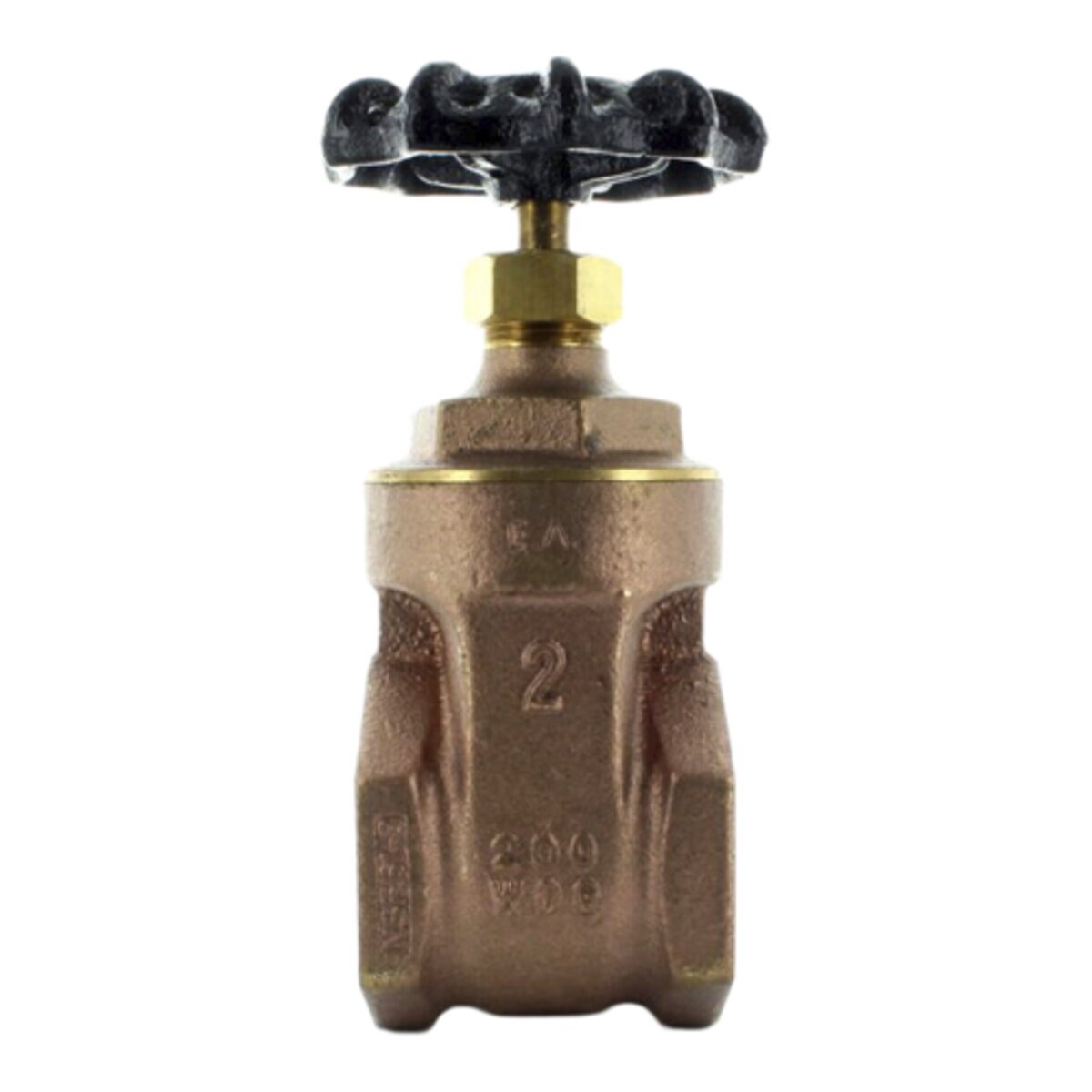Aqualine Gate Valve Brass 2 in. FIPT with Wheel Handle | SiteOne US