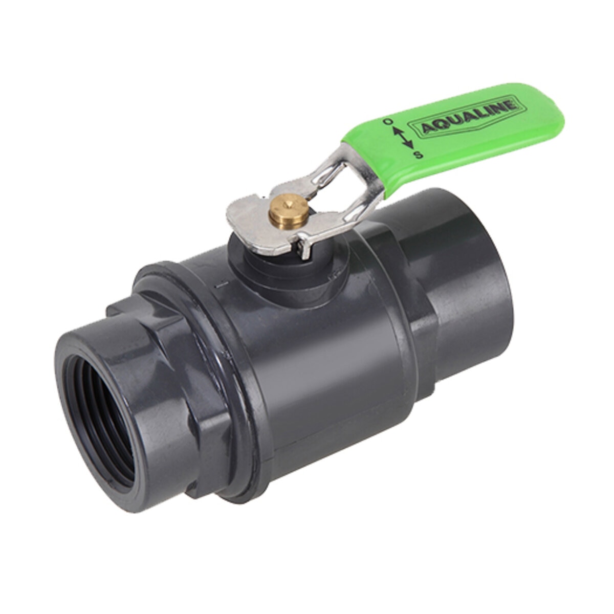 Aqualine 2 in. Plastic Ball Valve w/ Stainless Steel Le | SiteOne