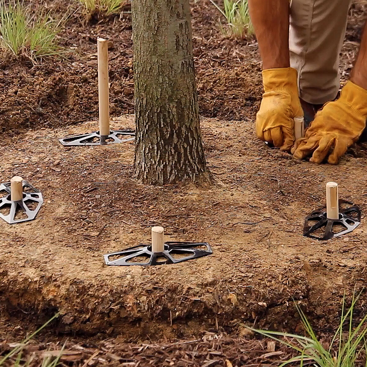 ArborStakes Biodegradable 40 in. Tree Stake & Lock Each | SiteOne US