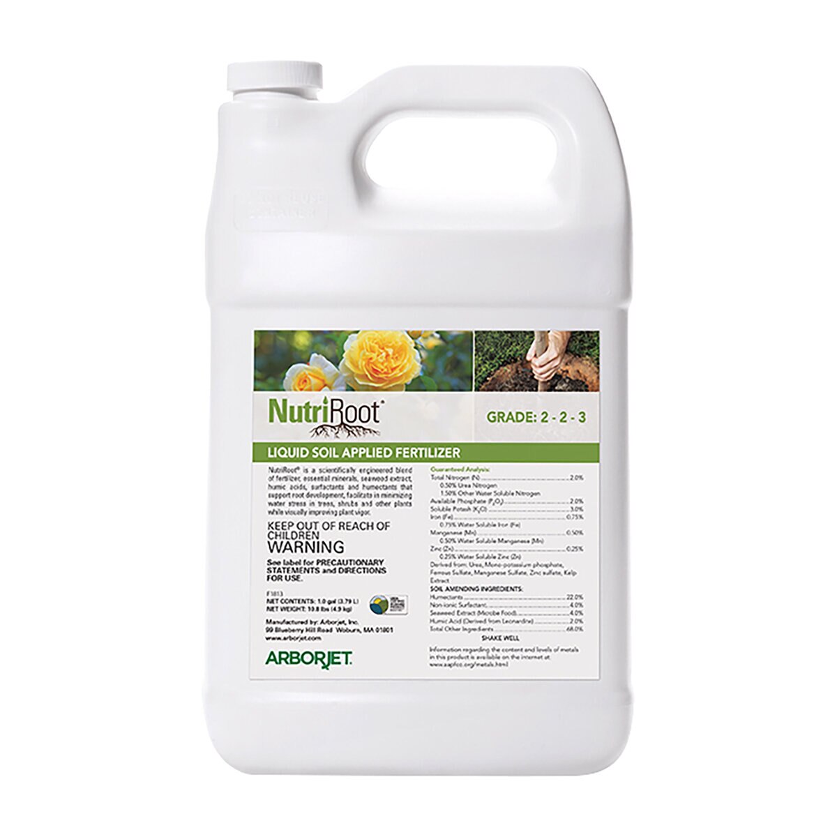 ArborJet NutriRoot 2-2-3 Micros/Kelp/Humates Tree & Shrub Fertilizer 32 ...