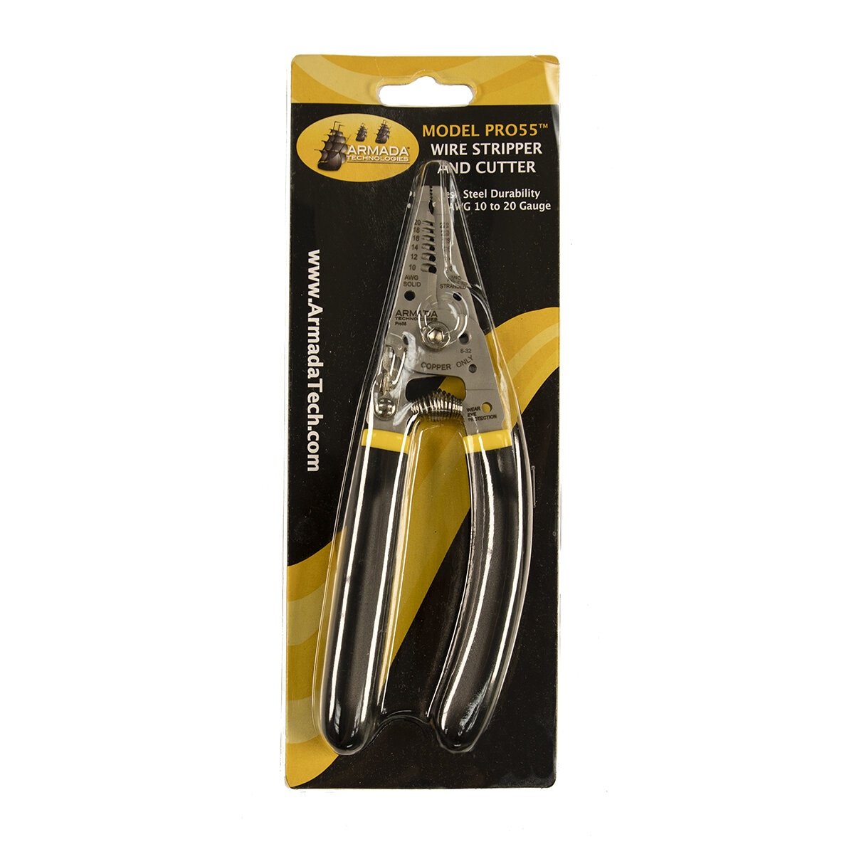 Armada Pro55 Wire Strippers Stainless Steel | SiteOne US