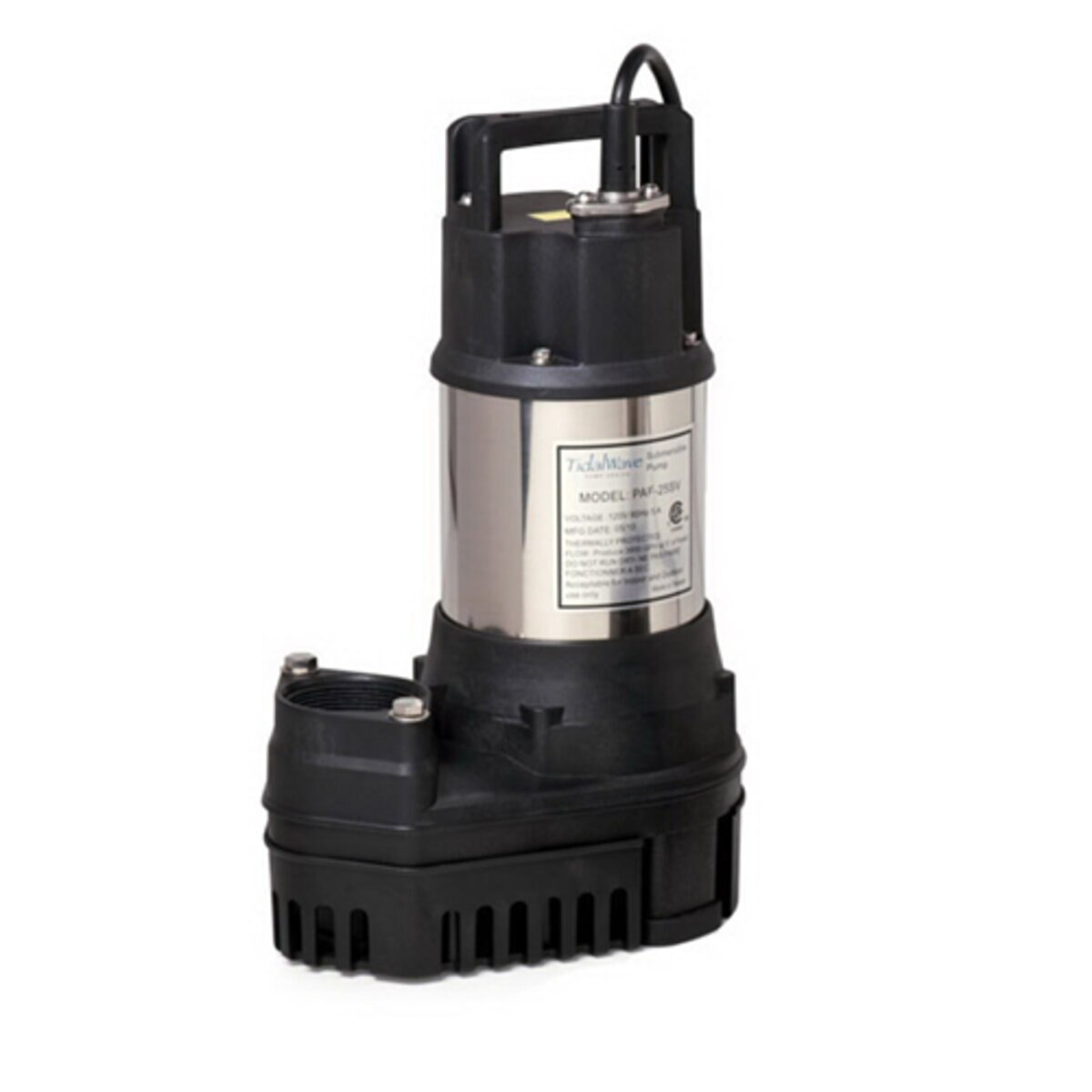 Atlantic Wg Tidal Wave Submersible Pond Pump 1/3 HP 115 V 3,900 GPH ...