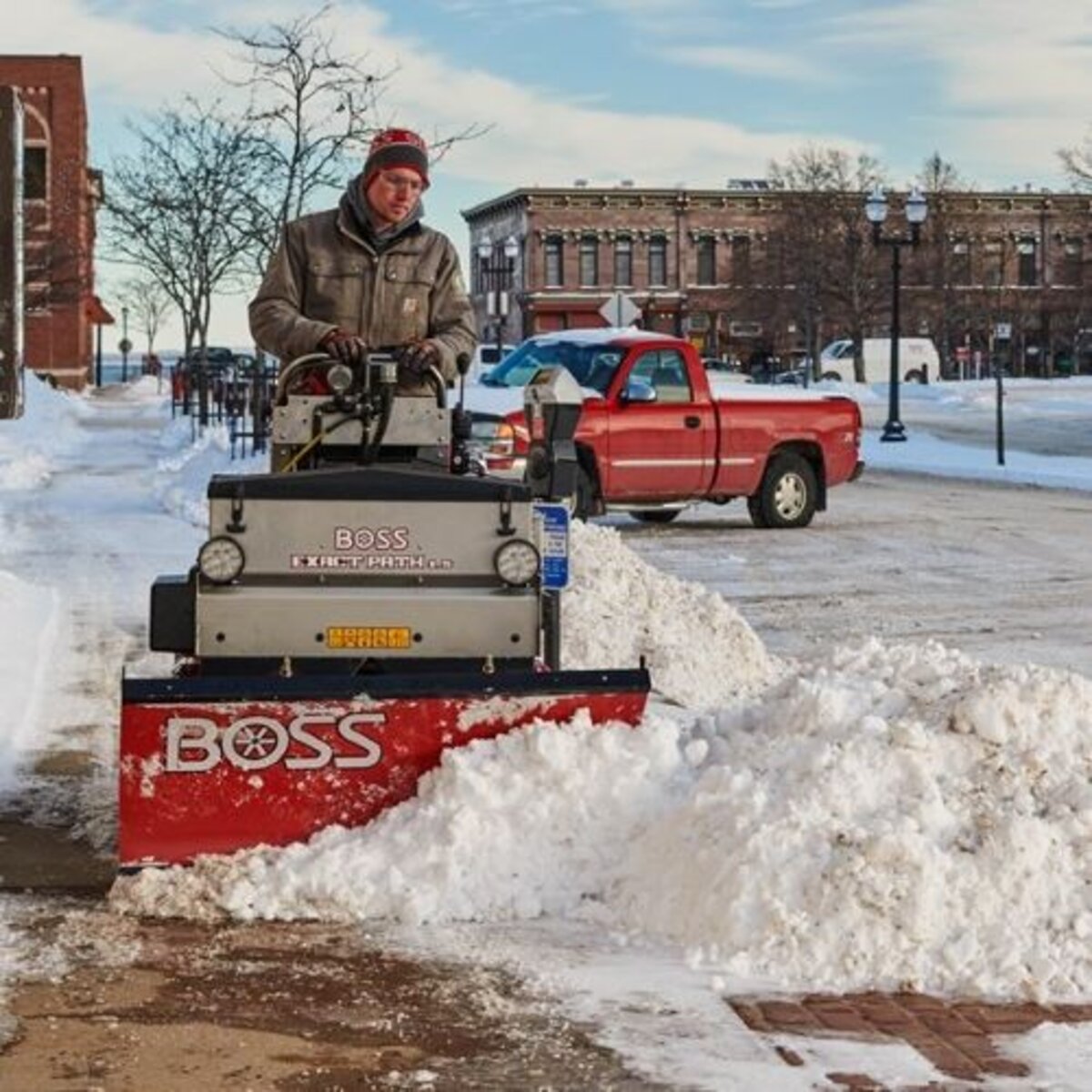 BOSS Exact Path Drop Spreader-1.5 cu ft (Reqd Addtl Kits=Snowrator ...