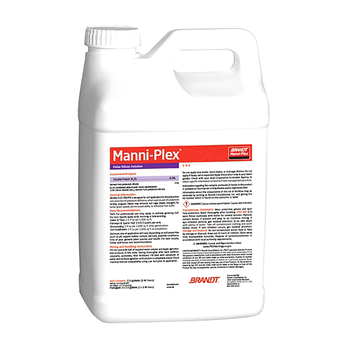 BRANDT Manni-Plex Si 10% Si 1Fe Fertilizer 2.5 gal | SiteOne US