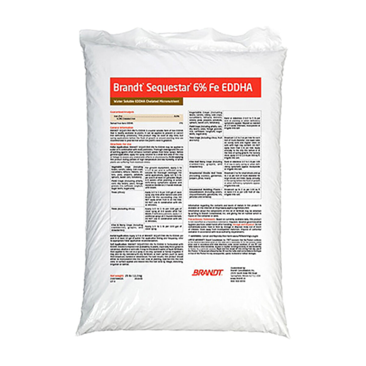 BRANDT Sequestar 13.2% Fe EDTA All Purpose Soluble Micronutrient 5 lb ...