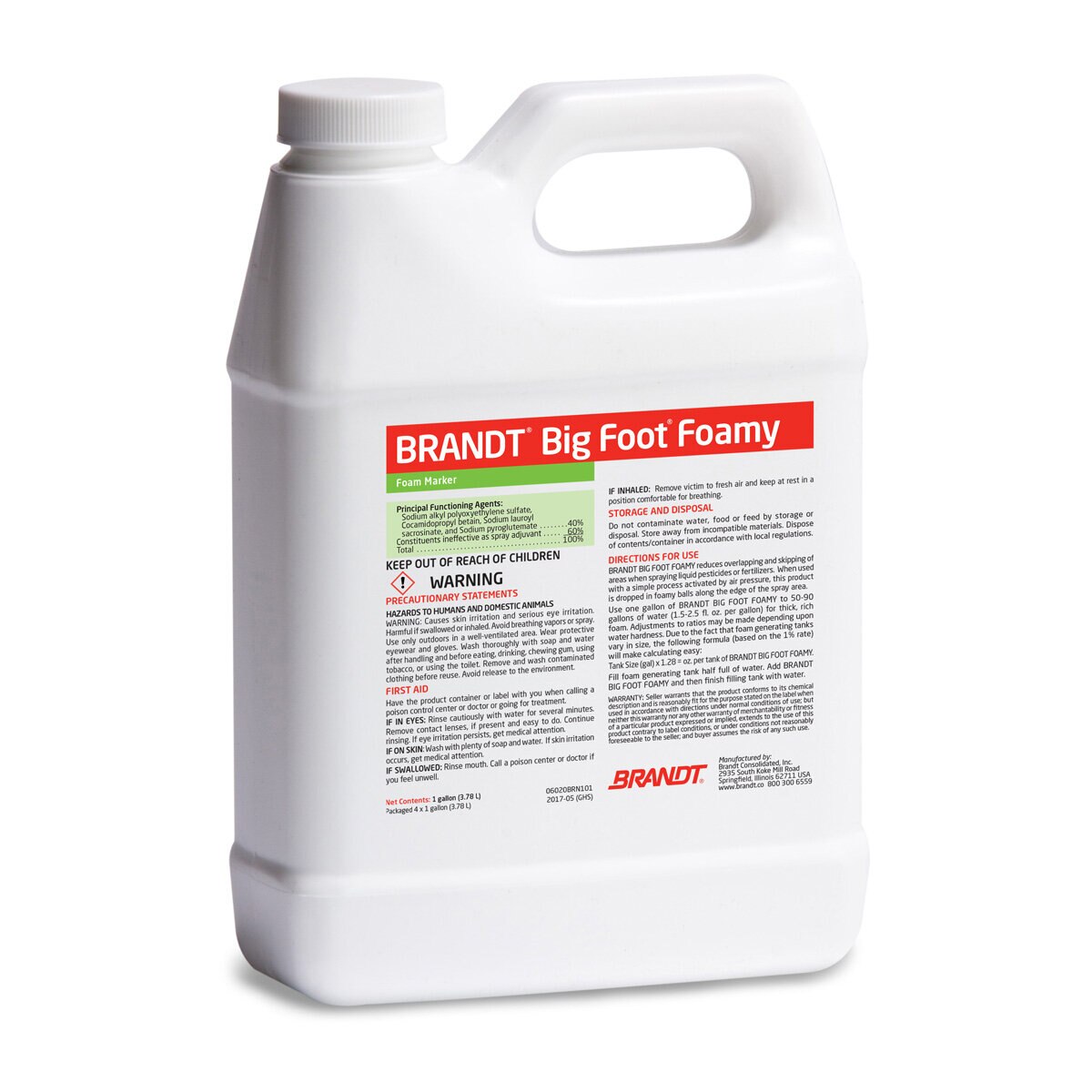 BRANDT Big Foot Foamy Foam Marker 1 gal | SiteOne US