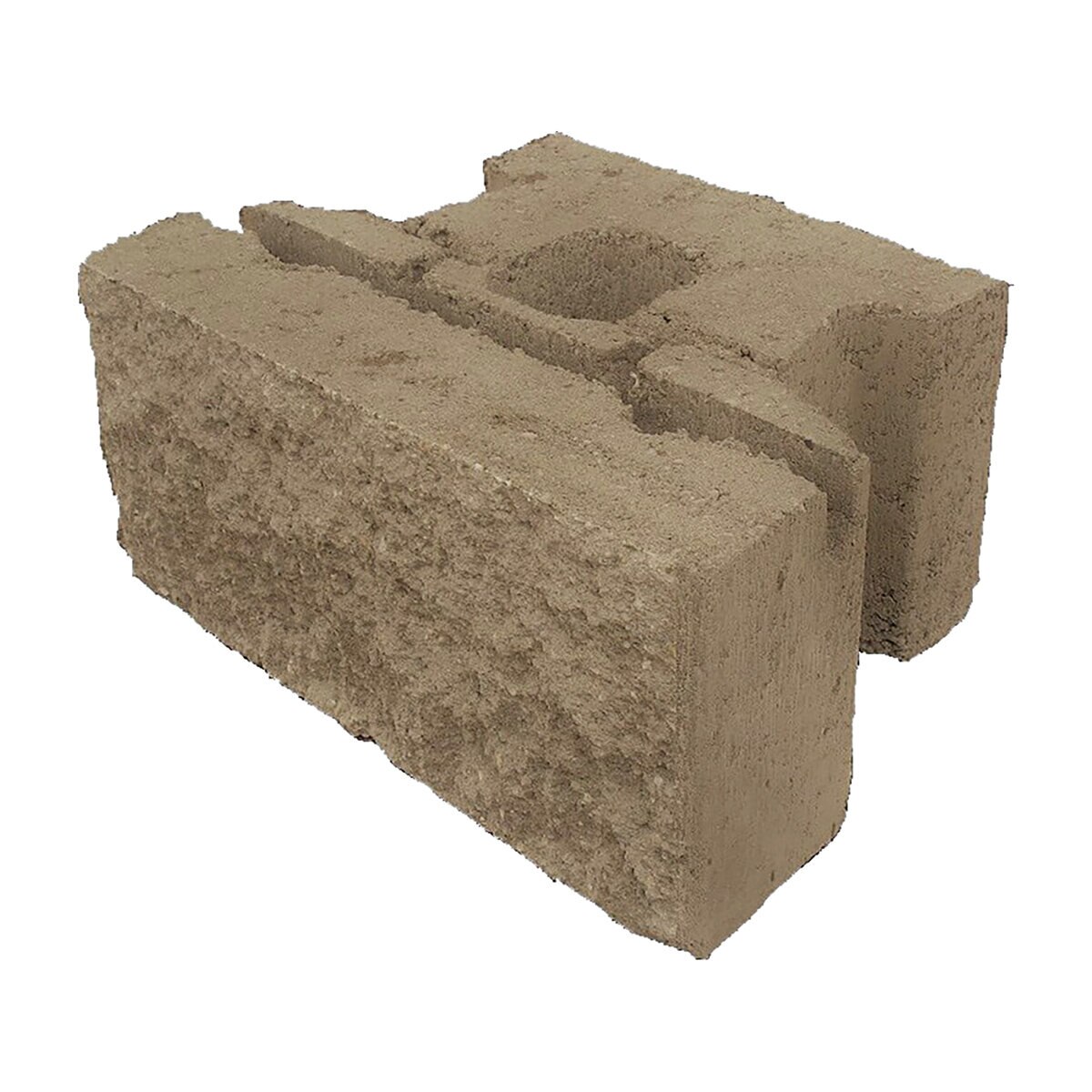 Basalite Geowall Max Wall Straight Face Tan 18 in. x 21-1/2 in. x 8 in ...