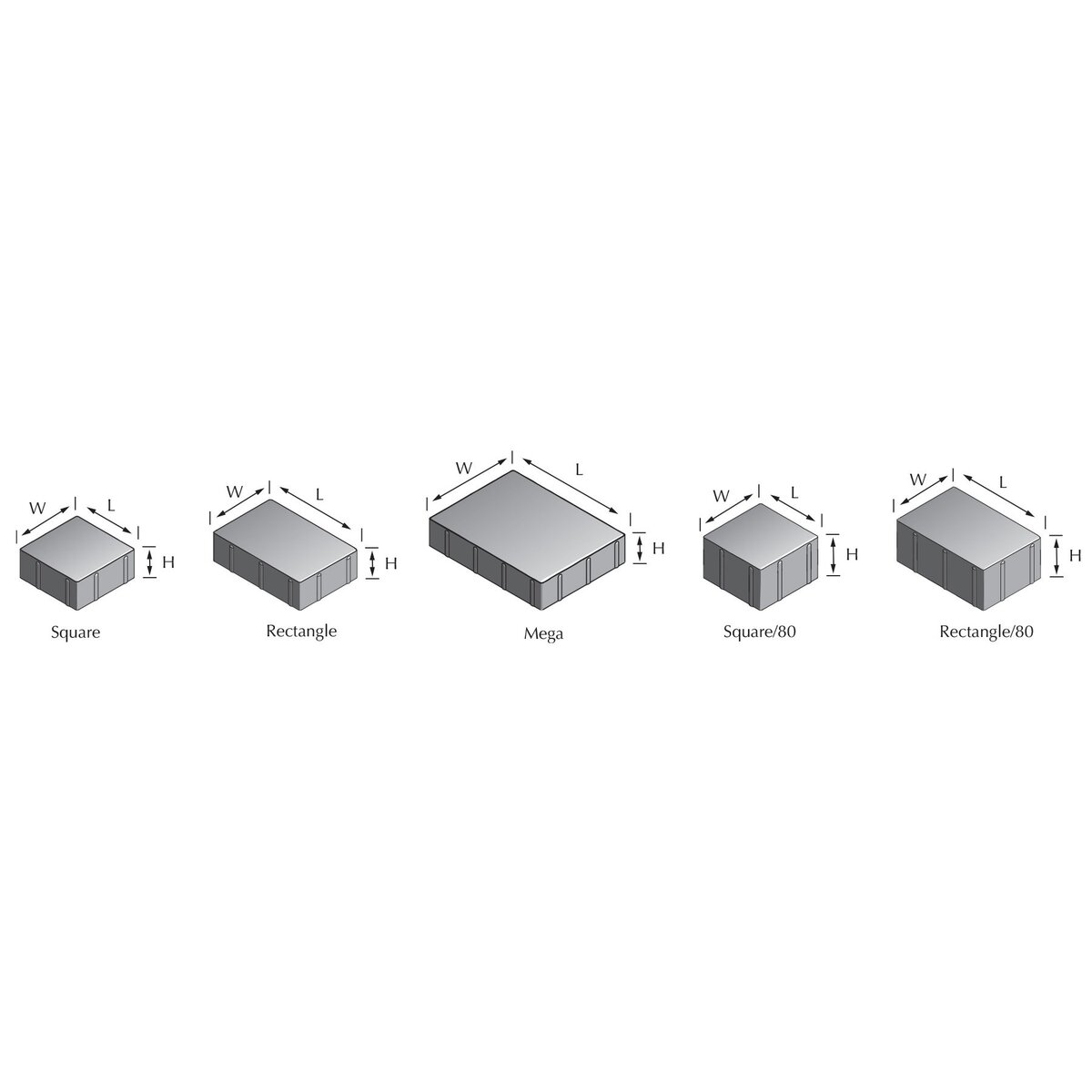 Basalite Artisan Smooth Premier Paver Positano 6 in. x 6 in. (108 sq ...