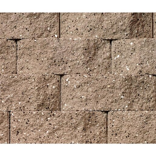 Basalite Estate Wall Beveled Face Tan 16 in. x 6 in. x 10-3/8 in. (60 ...