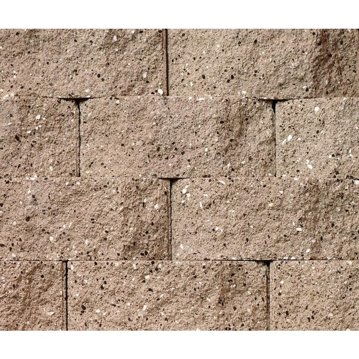 Basalite Geowall Pro Wall Tri-face Tan 18 in. x 12 in. x 8 in. (45 pc ...